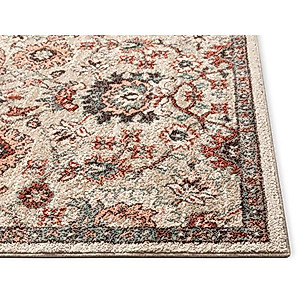 Well Woven Mystic Harper Blush Bohemian Floral 5'3" x 7'3" Distressed Area Rug, 5 ft 3 in x 7 ft 3
