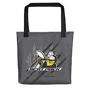 Dodge Scat Pack with Treads Premium Tote Bag