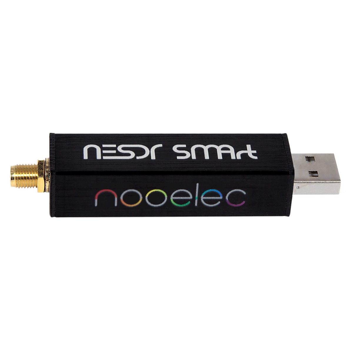 Nooelec RTL-SDR v5 SDR - NESDR Smart HF/VHF/UHF (100kHz-1.75GHz) Software Defined Radio. Premium RTLSDR w/ 0.5PPM TCXO, SMA Input & Aluminum Enclosure. RTL2832U & R820T2 (R860)-Based Radio
