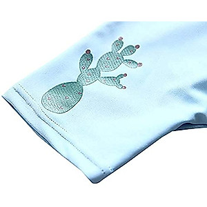 Baby Toddler Boys Two Pieces Swimsuit Set Boys Dinosaur Bathing Suit Rash Guards with Hat UPF 50+ FBA (Green Dinosaur, 2-3 Years)