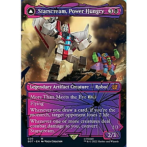 Magic The Gathering - Starscream, Power Hungry // Starscream, Seeker Leader (020) - Shattered Glass - Transformers