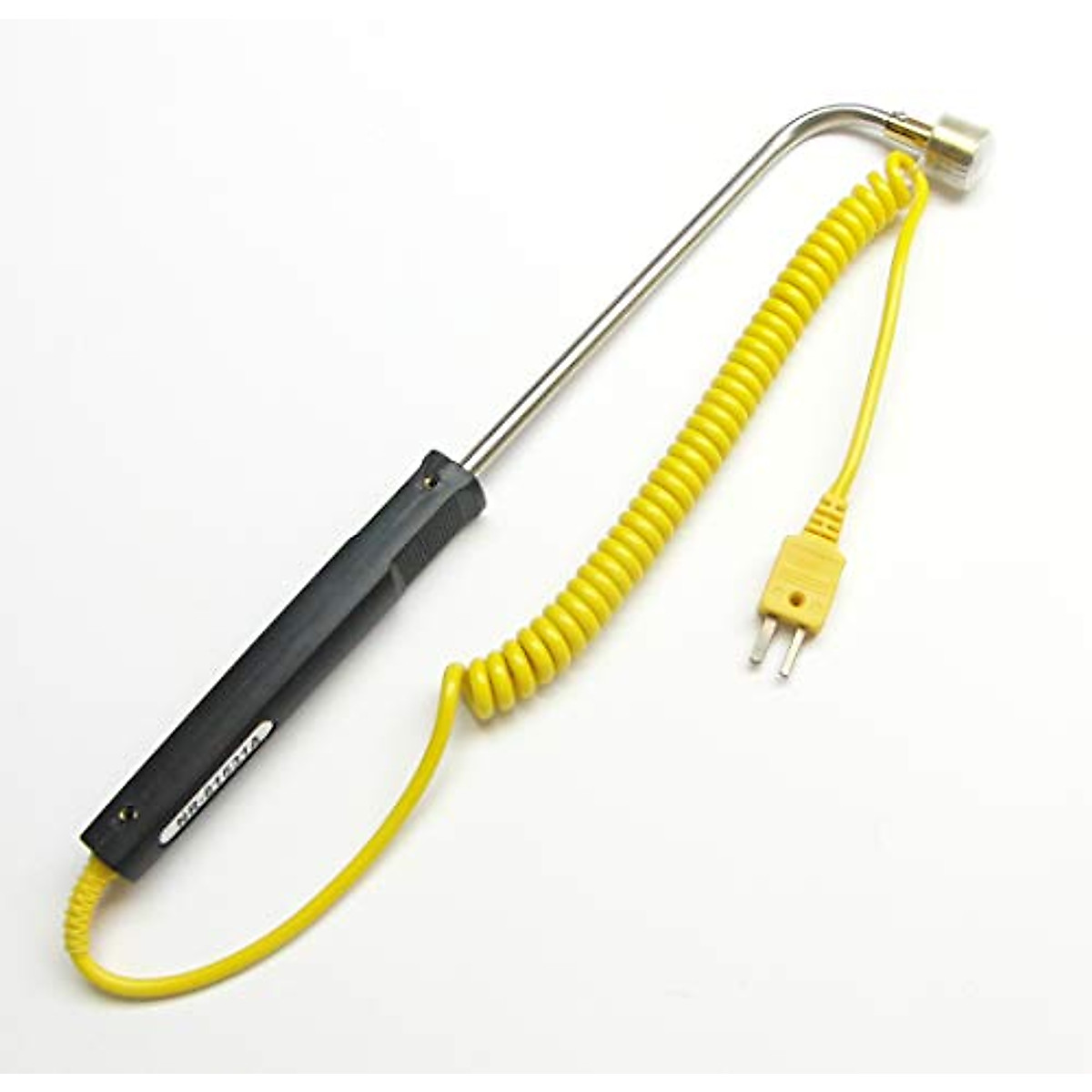 Digital k-Type Thermocouple Thermometer with Angled High Temperature Surface Probe Sensor