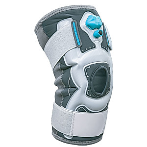 Inflatable Knee Brace with Built-in Pump; Compression Knee Wrap - Reusable Brace with Air Pump - for knee Pain Relief, Swelling and Recovery Support - Adjustable and Inflatable for Sports Injury Sprains