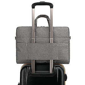 Ezrelia15-15.6 inch Laptop Shoulder Bag, for MacBook Pro 16, Hp Lenovo Dell 14 inch Waterproof Messenger Bag Case Sleeve