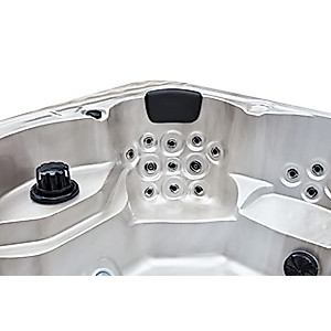 Luxury Spas Versalles 7 Person Hot Tub in Cloud Gray with Bluetooth