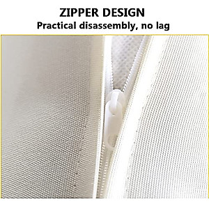 Nmg1 Hanging Egg Chair Cushion Cover, Wicker Rattan Hammock Chair Pad Replacement Cover for Indoor Outdoor Bedroom Patio Garden(No Padding) (Color : Red)