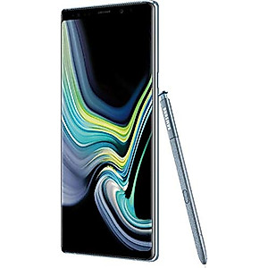 Straight Talk Samsung Galaxy Note 9 "Cloud Silver 128GB SM-N960U & A CDMA BYOD kit & A Samsung Charging Stand Plus A Installed Armor-Suit Full-Body Protector Bundle.