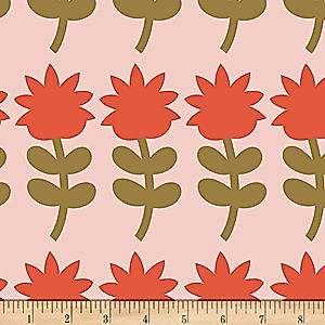 Art Gallery Fabrics Art Gallery Blush Dutch Bloom Summer Fabric, Pink
