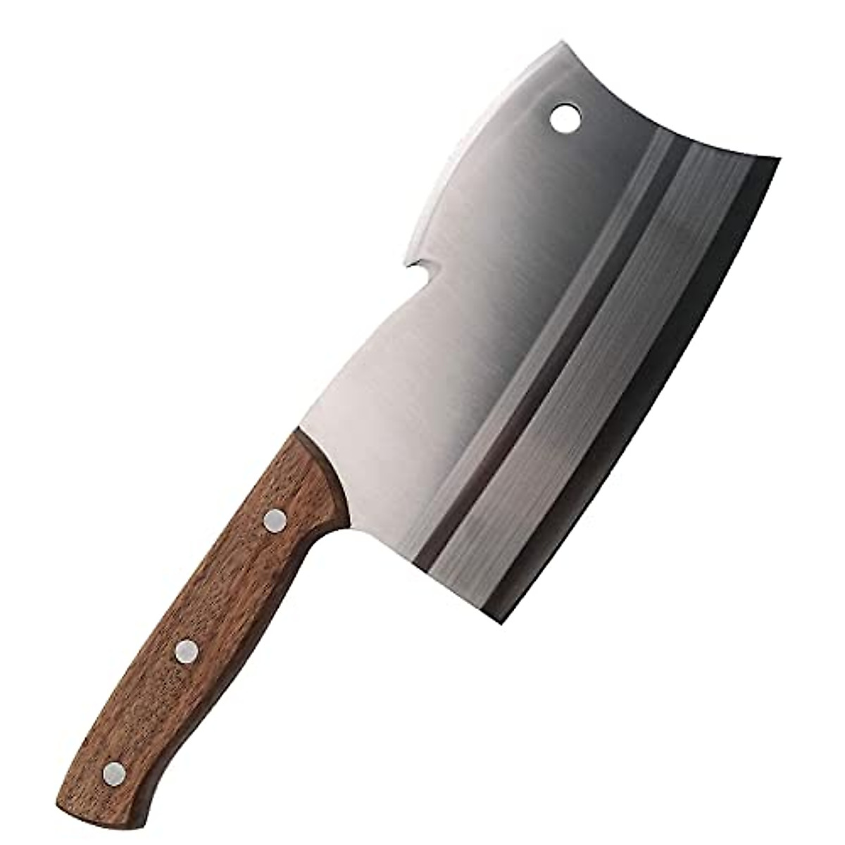 Kitory Meat Cleaver Butcher Knife Bone Cutter Multi-Purpose Dual Edges Heavy Duty Kitchen Chopper Knife for Bone Meat Vegetable Chinese Chefs Knife with Ergonomic Pearwood Handle Holiday Gift