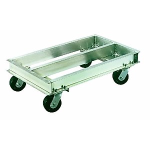 Magline CDC2442 Aluminum Caster Dolly, 2000 lb. Capacity, 42" Length x 24" Width x 10" Height