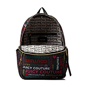 Juicy Couture Word Play Backpack Block Logo Multi One Size