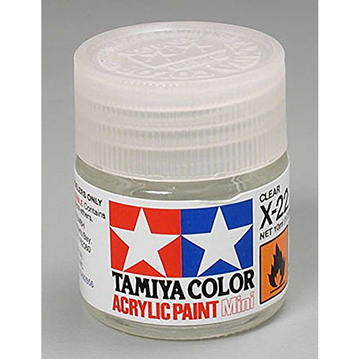 Tamiya X22 Clear Acrylic Paint Jar 81522 TAM81522 ,#G14E6GE4R-GE 4-TEW6W216222