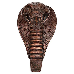 Premier Copper Products TH_COBRA 7.5-in Handcrafted Copper Cobra Beer Tap Handle
