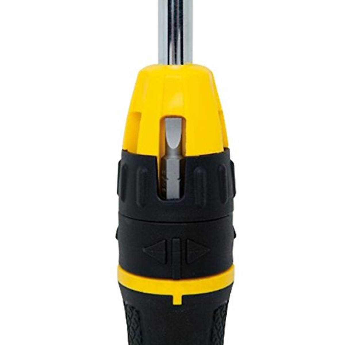 Stanley STHT0-62574 Bit-Screwdriver with 20 Bits and Ratchet, Black/Yellow