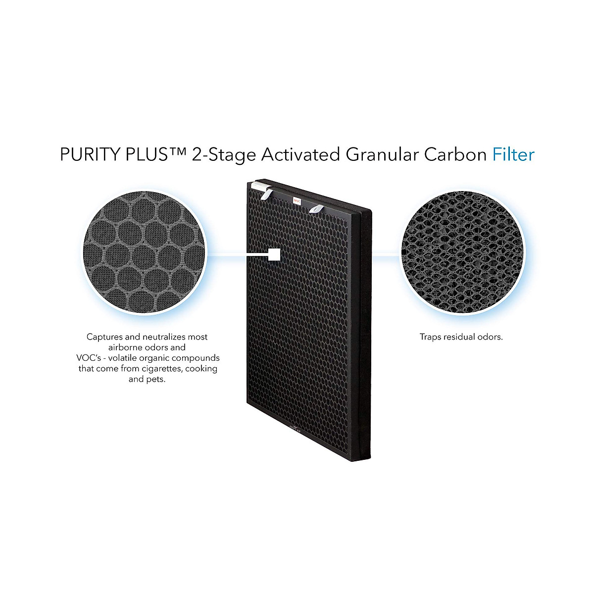 GENUINE LIFE CELL 2550 Replacement HEPA & Carbon Filter kit FITS 2550 MODEL ONLY.
