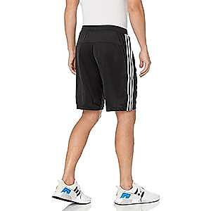 adidas mens Designed 2 Move 3-stripes Primeblue Shorts, Black/White, Large US