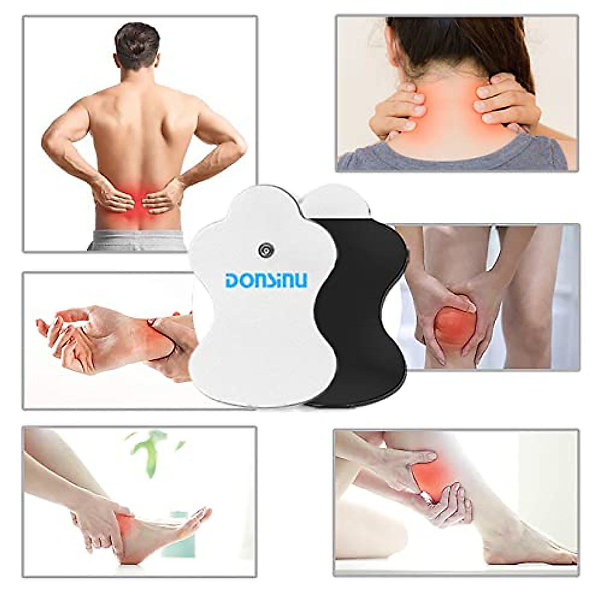 10 Pcs Durable Compatible with Omron Tens Unit Replacement Pads,5Pairs Replacement Electrotherapy Pads