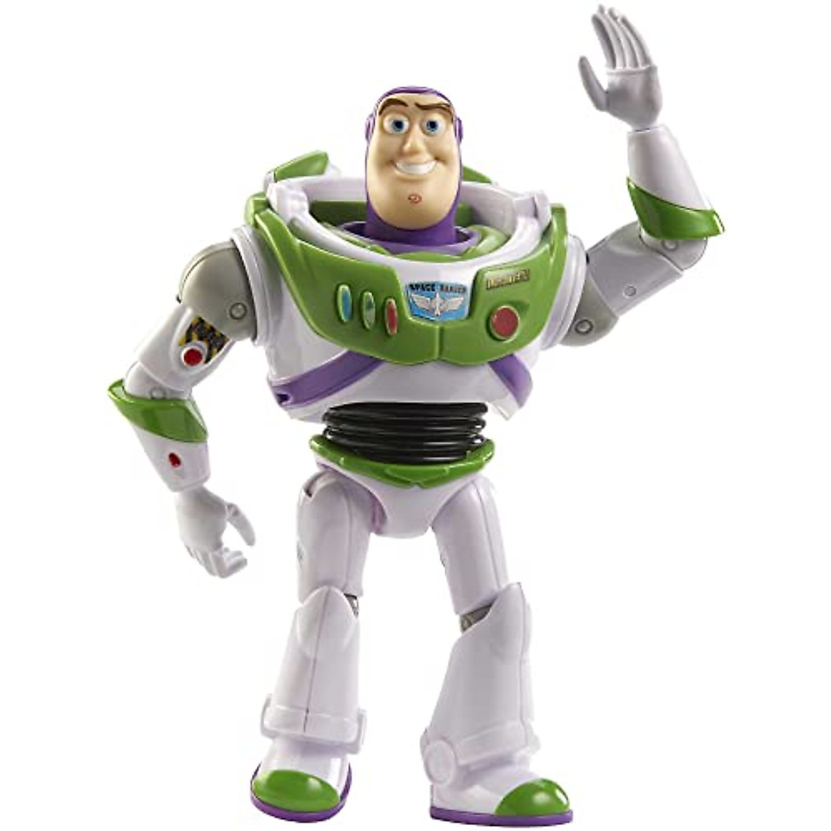 Mattel Disney Pixar Buzz Lightyear Action Figure, Posable Character in Signature Look, Collectible Toy, 7 Inch