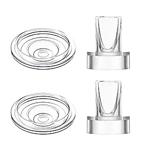 Loveishere Duckbill Valves and Silicone Diaphragm, Compatible with Momcozy/TSRETE/PADRAM/LoveOfLive/OMFMF Breast Pumps Replace momcozy S9|S10|S12 Pump Parts/Accessories,4pcs Set