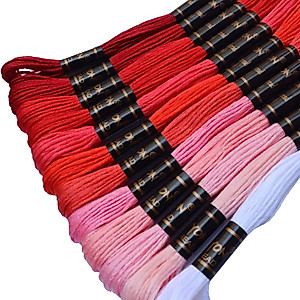 61 Rainbow Colors Embroidery Floss -Friendship Bracelet String-Embroidery Thread for Cross Stitch, Hand Embroidery, String Art