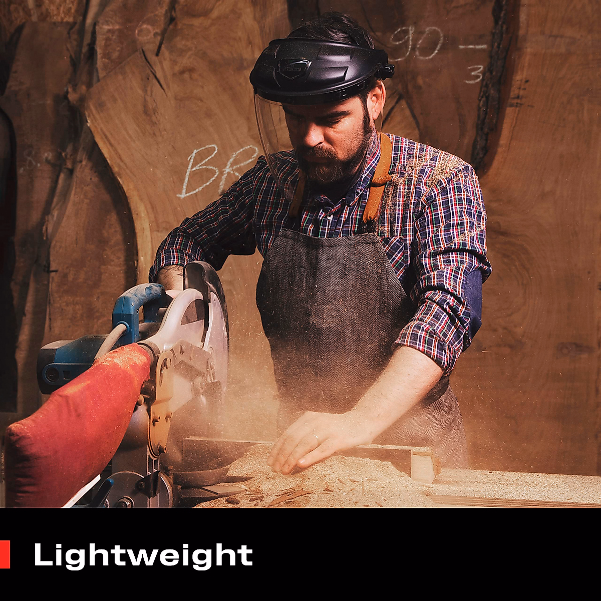 NoCry Premium Safety Face Shield for Grinding and Cutting — Anti-Fog, Clear Face Shield Mask with Adjustable Headgear - Impact Resistant Full Face Shield — ANSI Z87.1 Certified Grinding Face Shield