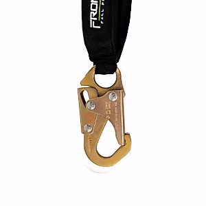 Frontline RPW061S 6' Web SRL with Steel Snap Hook | Pocket-Sized Design | Lightweight & Durable | High-Strength Webbing | Quick-Action Braking | 310 lbs Capacity | ANSI & OSHA Compliant