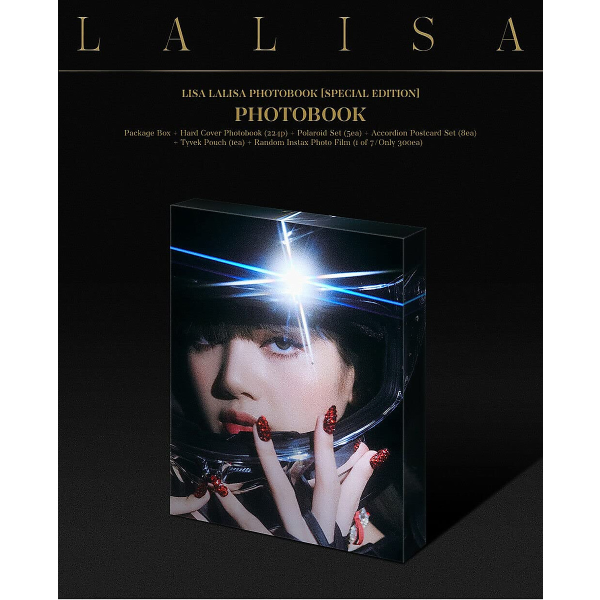 YG Ent. Lisa - LALISA [Photobook ver.] (Special Edition) Album+Gift(Decorative Stickers,Photocards)