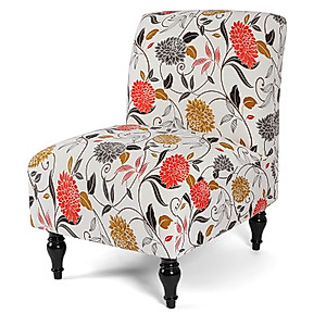 Liykimt Armless Accent Chair Cover Slipcover,Slipper Chair Cover Super Fit Stretch Spandex Removable Washable for Armless Chair Furniture Protector Covers for Living Dining Room Hotel