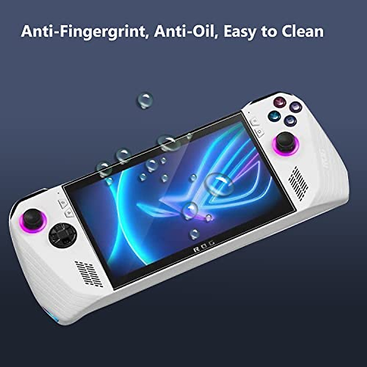 Ltezixal [3packs Screen Protector For Asus Rog Ally, Rog Ally Temperd Glass Screen Protector, Anti-Scratch, 9H Hardness,Anti-Fingerprint,Bubble Free Screen Protector for Rog Ally Handheld Game.