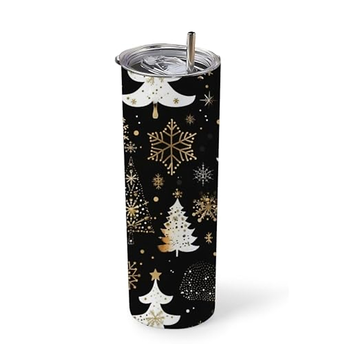 Medpol Christmas Tree insulated tumblers，Christmas Tree coffee cup Gift，Christmas Tree Drinking Glasses-Tea Cup-Coffee Mug tumbler with lid and straw 20 oz insulated tumbler cups