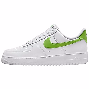 NIKE Women's Modern Sneakers, White Action Green, 7