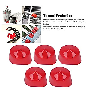 Thread Protective Cap, Corrosion Resistance 60mm Diameter Thread Protector Flame Retardant PVC for Valves