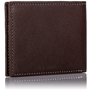 Timberland mens Blix Slimfold Leather Wallet, Brown, One Size