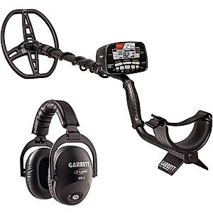 Garrett AT MAX Metal Detector with Pro-Pointer at Z-Lynk and Carry Bag, Hat