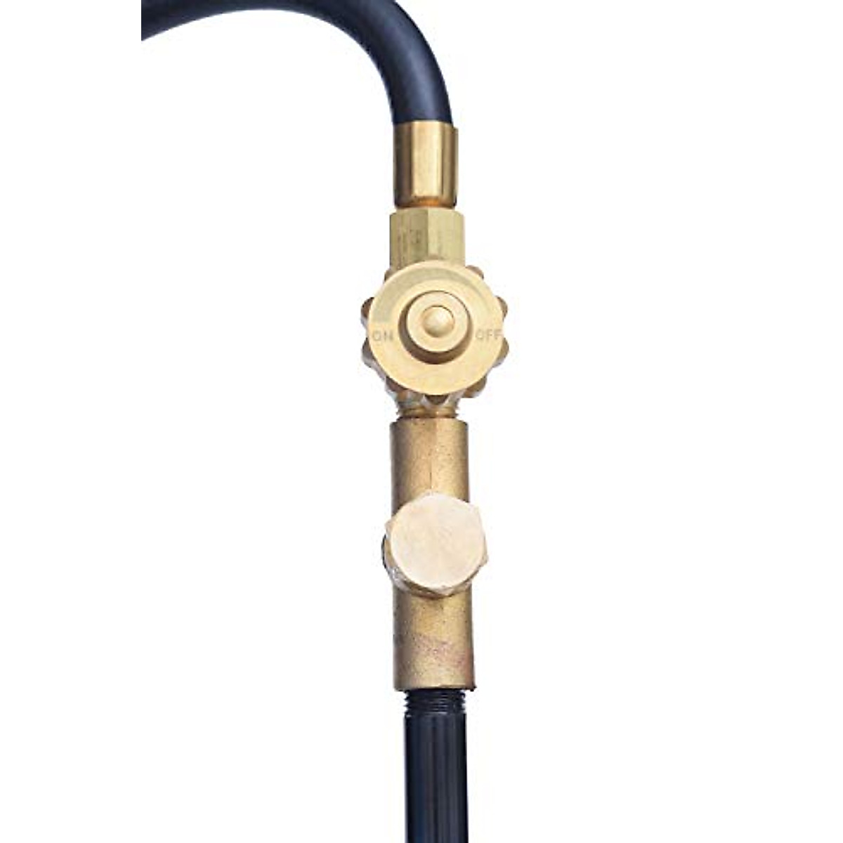 Flame King Propane Torch Kit Heavy Duty Weed Burner, 500,000 BTU with Push Button Piezo Ignitor (Self Igniting) , with 10-Ft Hose Regulator Assembly