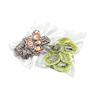 100PCS Clear Food Storage Vacuum Sealable Open Top Bags w/Tear Notches 6x9cm (2.3x3.5")