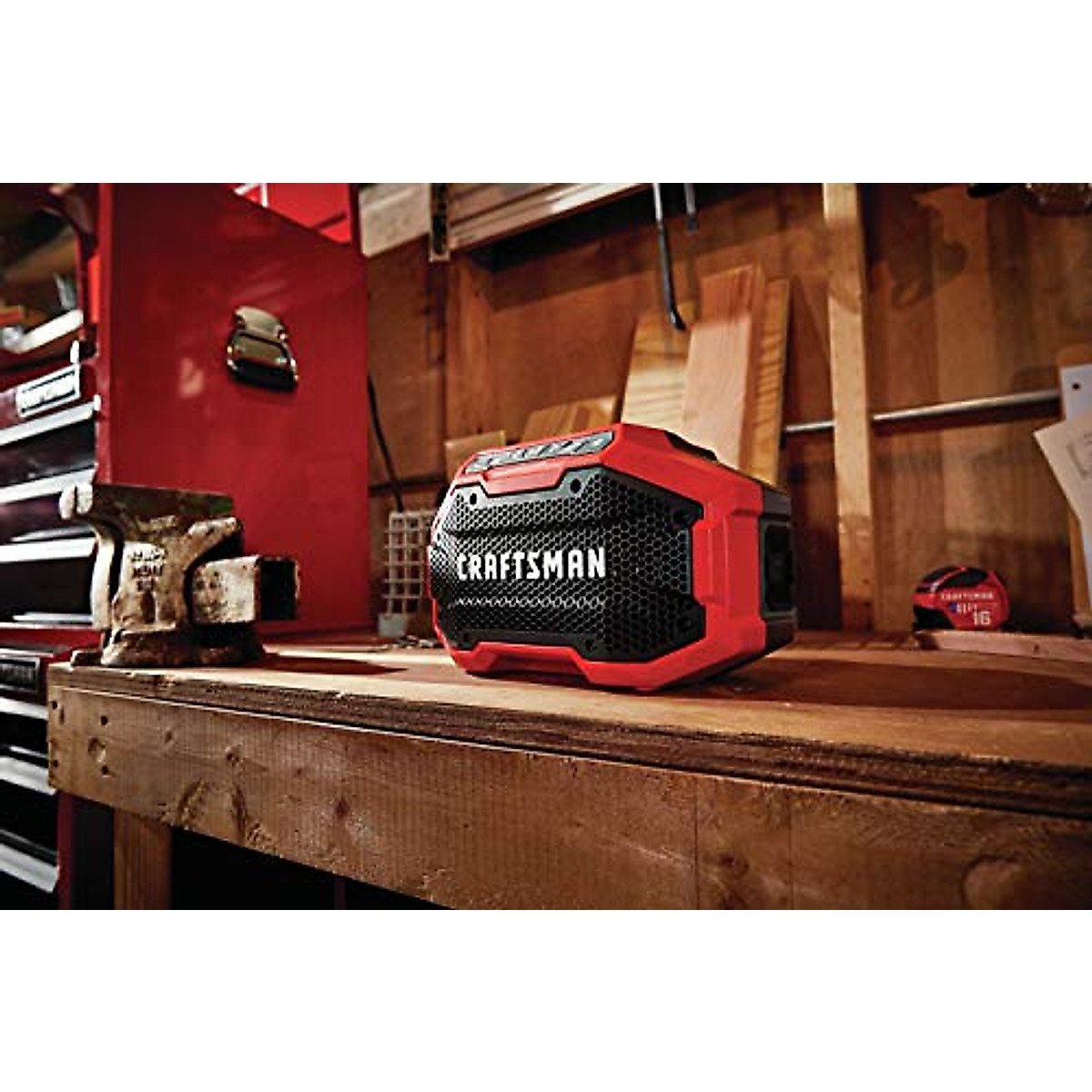 CRAFTSMAN V20 Bluetooth Speaker, Tool Only (CMCR001B) , Red