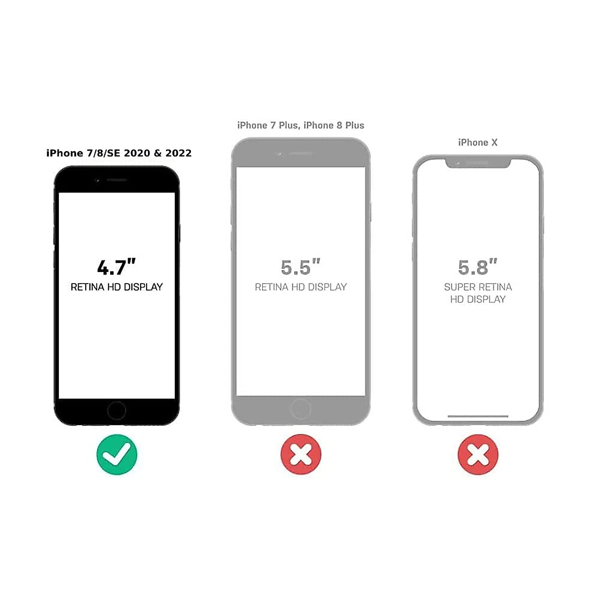 OtterBox Commuter Series Case for iPhone SE 3rd Gen (2022), iPhone SE 2nd Gen (2020), iPhone 8/7 (NOT Plus) Non-Retail Packaging - Ocean