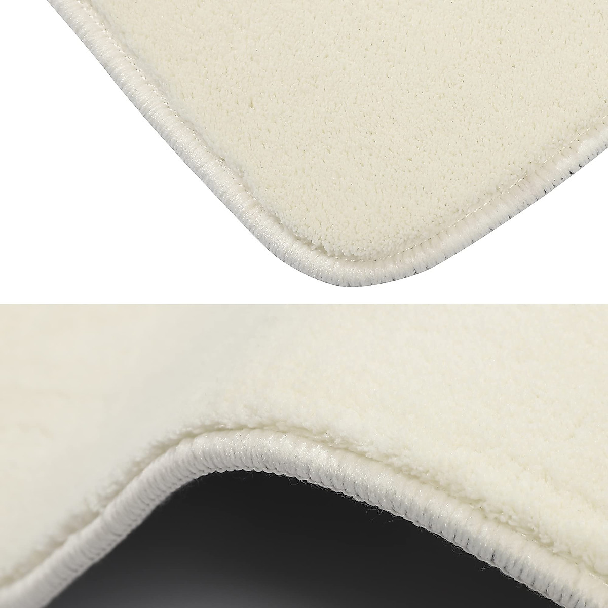 Bealando Funny Cute Colorful Smiley Bathroom Rug,Fluffy Bath Mat,Rectangular Soft Microfiber Blanket Surface,Non-Slip,Machine Washable,Bedroom,Living Room, Bathroom Decor,16"x24"