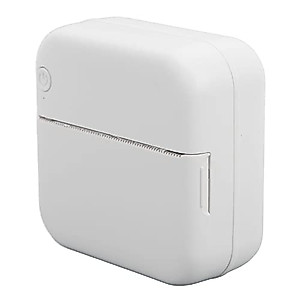 Febuliy Portable Inkless Bluetooth Thermal Pocket Printer Powerful Improve Learning Efficiency for Study Notes Memo (Green)