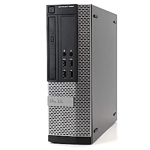 Dell Optiplex 9020 Desktop Computer PC, 16GB RAM, New 4TB Hard Drive, New 24 LCD Monitor, Windows 10 Home 64 Bit (Renewed)