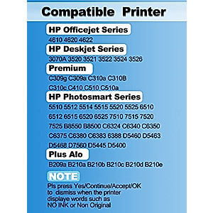 KINGWAY 564XL Ink Cartridges for HP Printers, Replacement for HP 564 XL 564 Work with HP Photosmart 5520 6520 7520 Deskjet 3520,12 Combo Pack((4 Black, 2PBK & 2 C/M/Y)