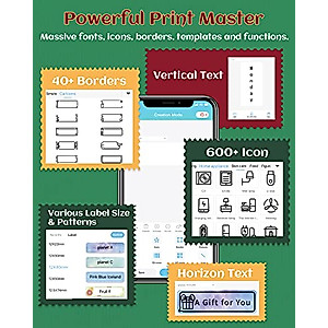 Memoking D30 Cute Label Maker - Upgraded D30 Thermal Label Printer Bluetooth Thermal Label Maker Thermal Label Maker Machine, Compact Bluetooth Label Sticker Printer