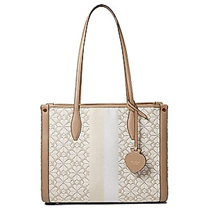 Kate Spade New York Spade Flower Jacquard Market Medium Tote Natural Multi One Size
