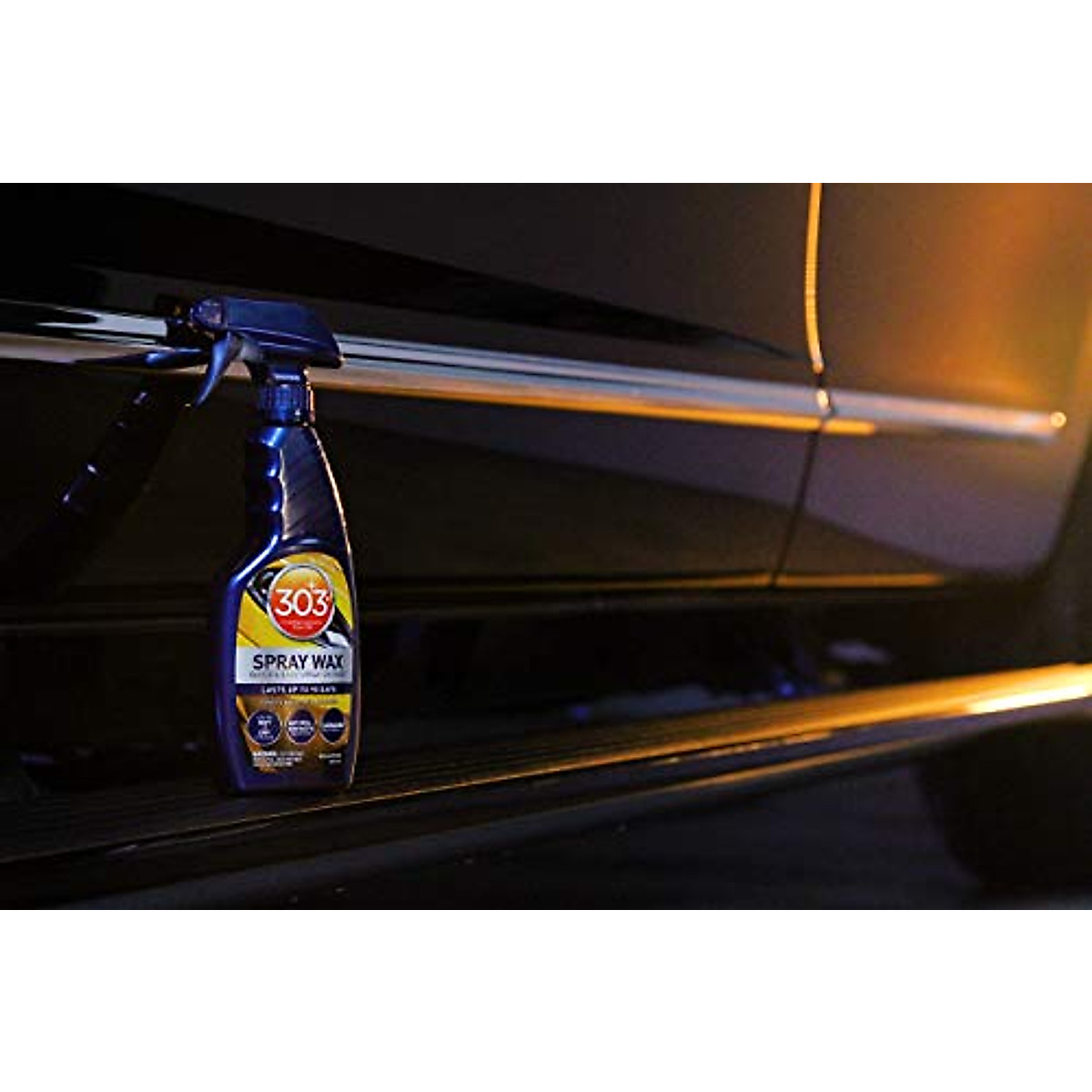 303 Spray Wax - Quick And Easy Spray On Wax - Lasts Up To 90 Days - Use On Wet Or Dry Surfaces - Natural And Synthetic Protection - Carnauba Wax Formulation, 16 fl. oz. (30217CSR) Packaging May Vary