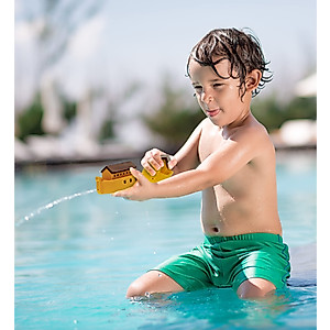 DolliBu Noah's Ark Bath Buddy Squirter - Floating Noahs Ark Rubber Bath Toy, Water Squirting Bathtime Play for Toddlers, Cute Bible Boat Watercraft Toy for The Bathtub, Beach, & Pool for Girls & Boys