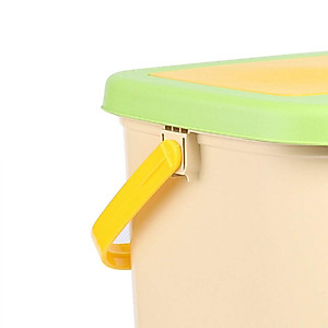 Food Waste Compost Bin, 21L Bokashi Bucket Kitchen Food Waste Bucket Recycle Composter Aerated Compost Bin Portable Indoor Storage Composting Collector Container Trash Pail