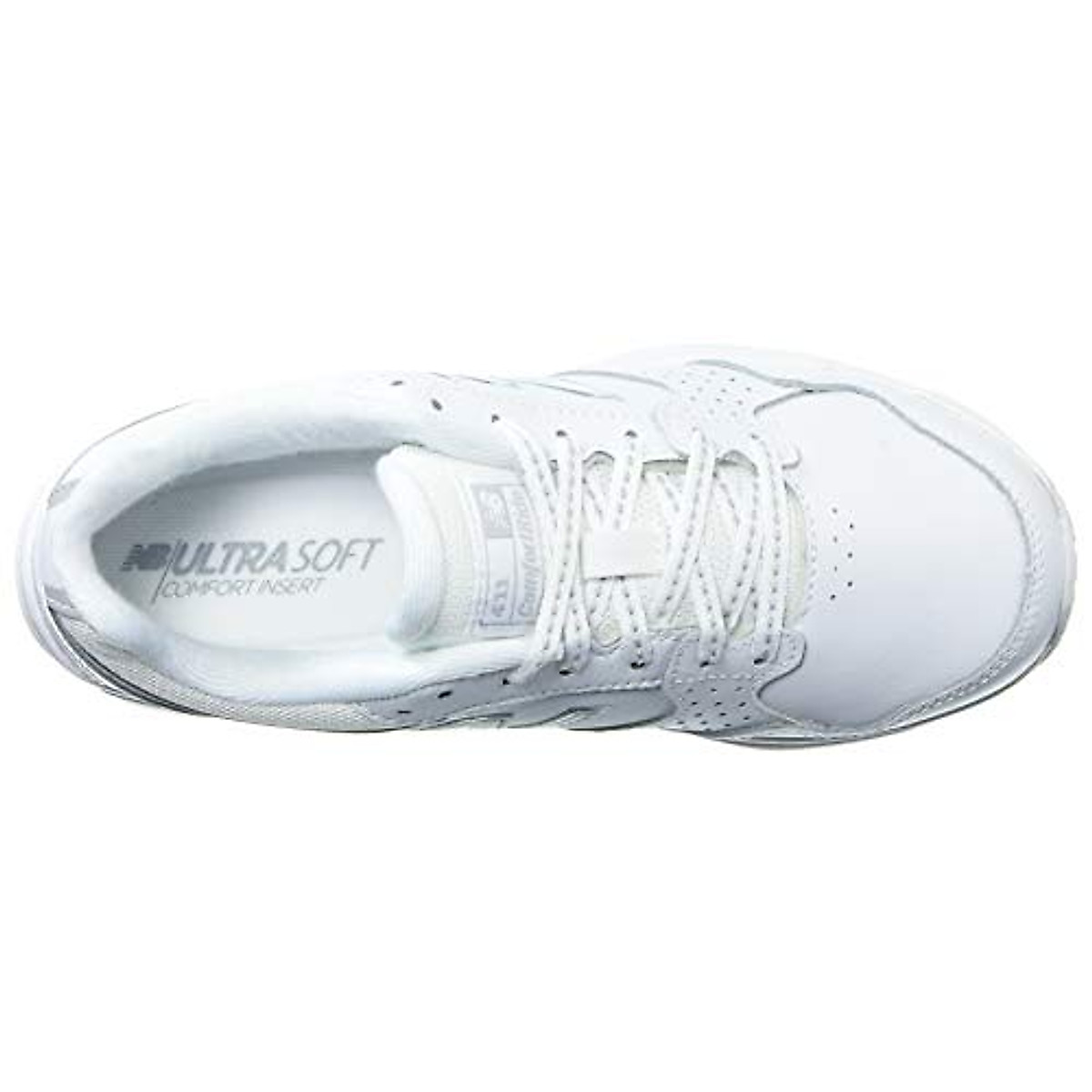New Balance Women's 411 V1 Walking Shoe, White/White, 8