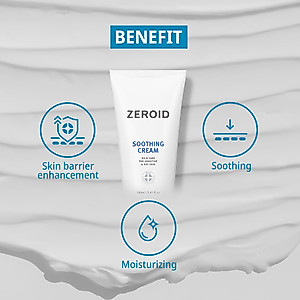 ZEROID Soothing Cream | Korean Dermocosmetic | Soothing | Calming | 2.7 Fl Oz (80ml)