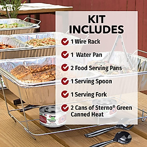 Sterno 70181 Buffet Kit, Full
